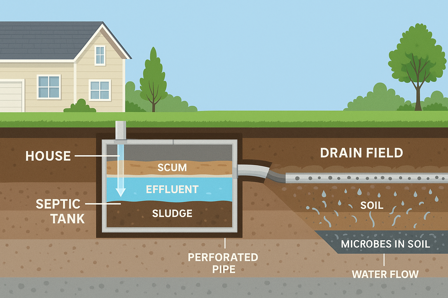 How Do Septic Tanks Work - Septic Protection